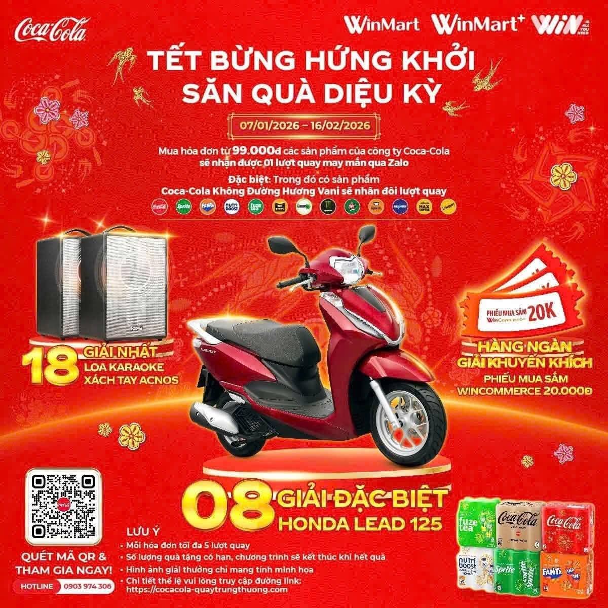 TẾT BỪNG HỨNG KHỞI - SĂN QUÀ DIỆU KỲ CÙNG WINMART & COCA-COLA! | Vincom