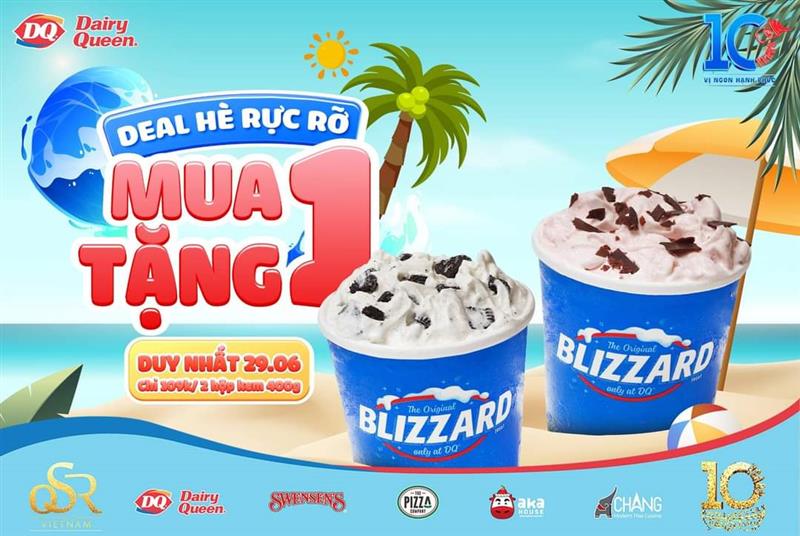 DEAL HÈ RỰC RỠ MUA 1 TẶNG 1 HỘP KEM BLIZZARD® 400G | Vincom