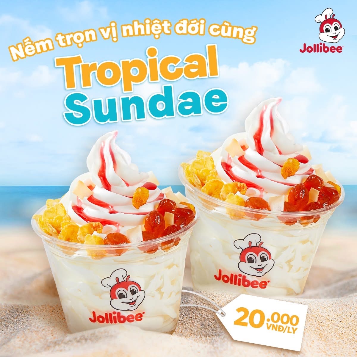 TROPICAL SUNDAE – LY KEM “ĐỦ TOPPING, ĐỦ CHILL | Vincom