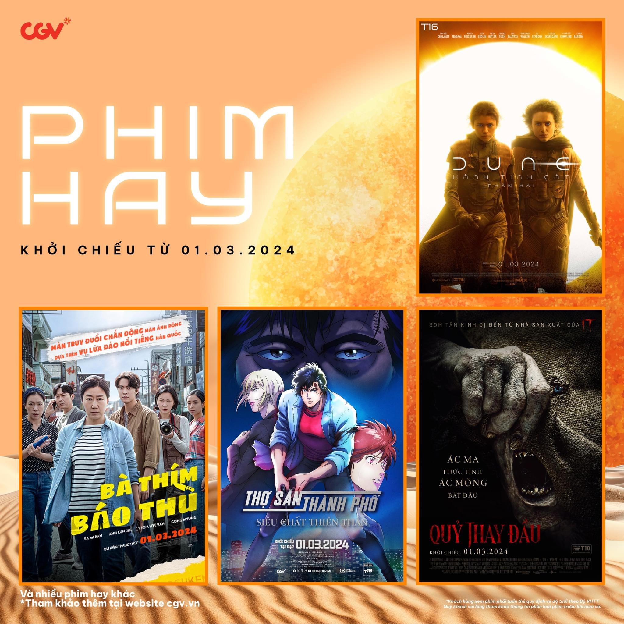 💥 WOW! SIÊU NHIỀU PHIM MỚI KHỞI CHIẾU TỪ 1.3. | Vincom